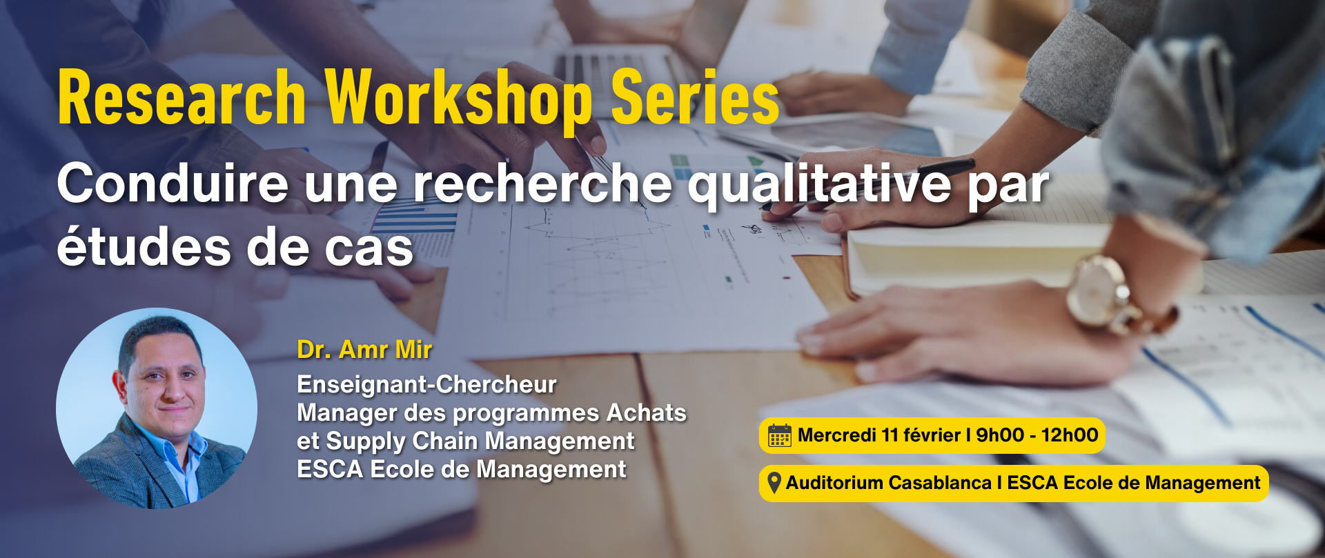 Workshop ESCA | Conduire une recherche qualitative